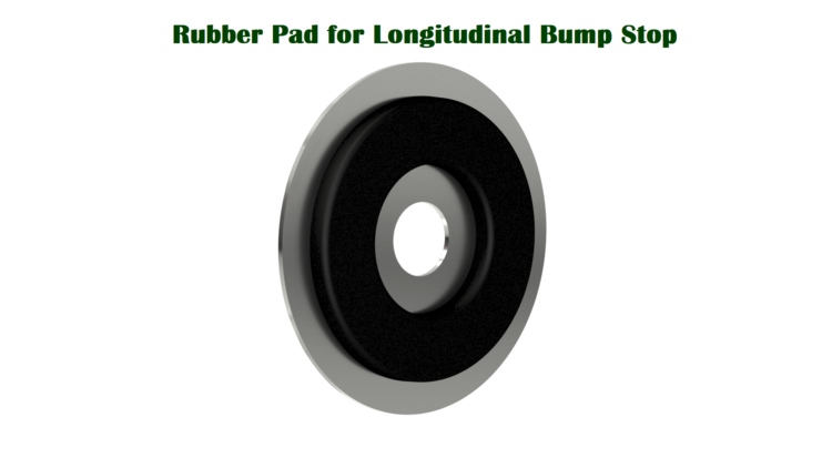 Rubber Pad for Longitudinal Bump Stop | JK Fenner